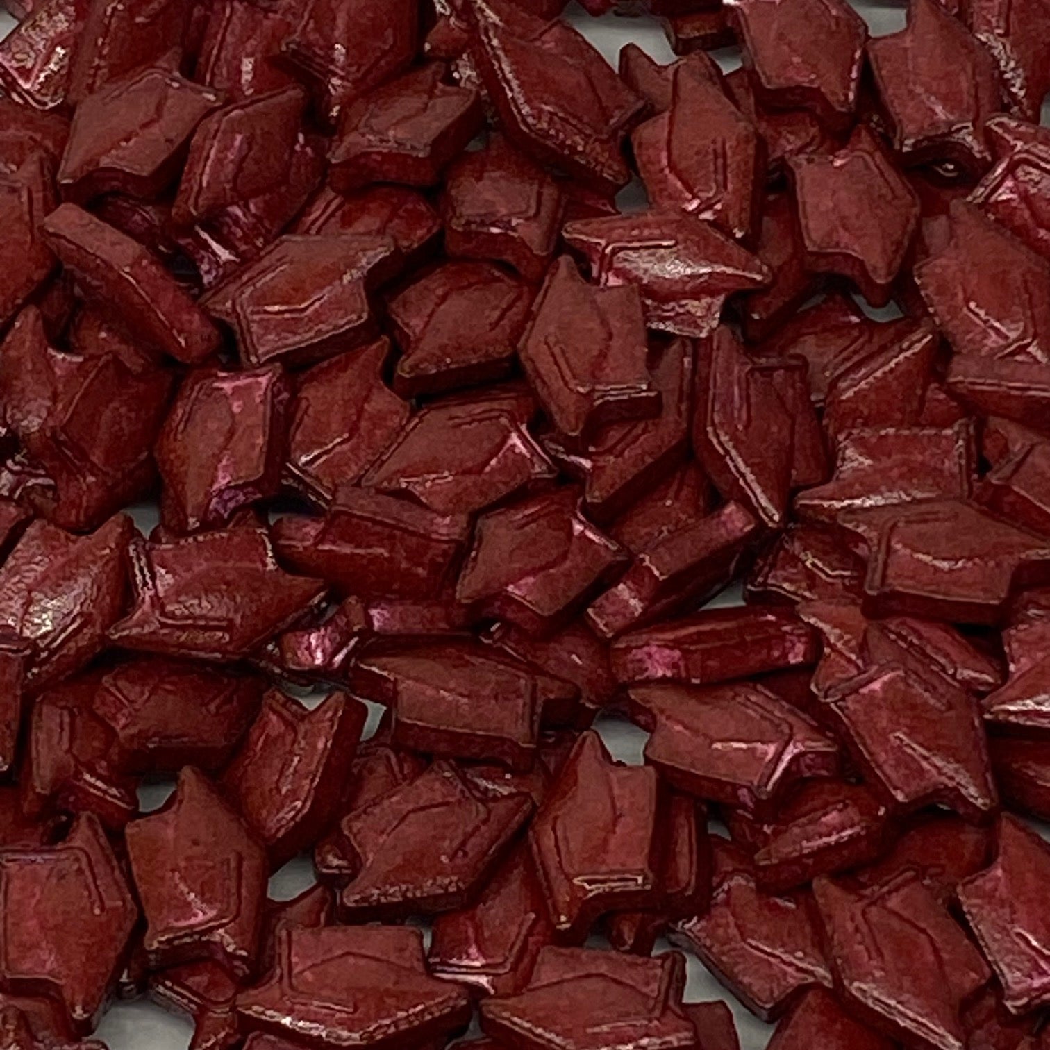 Burgundy Graduation Cap Thick Sprinkles 2 oz | Sheer Celebrations